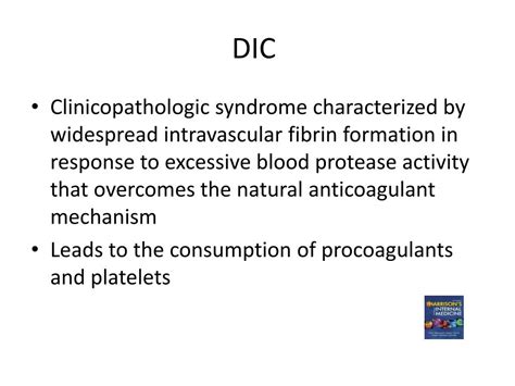 PPT Disseminated Intravascular Coagulation PowerPoint Presentation