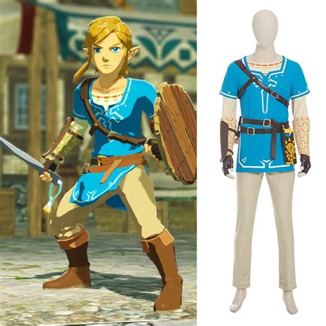 Link Cosplay Costumes Blue Champion S Tunic Outfits For Men S And