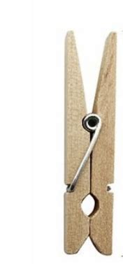 1 MINI PINCE A LINGE EN BOIS 2 4 CM