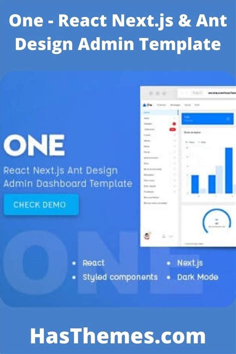 One React Next Js Ant Design Admin Template