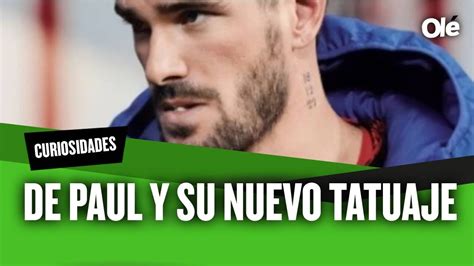 El Nuevo Tatuaje De Rodrigo De Paul Que Causa Furor YouTube
