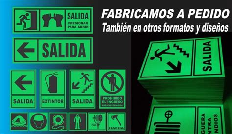 Señales Fotoluminiscentes de Protección Civil Publibace Señalización
