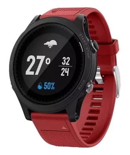 Pulseira Garmin Fenix Forerunner Approach S Cor Vermelho