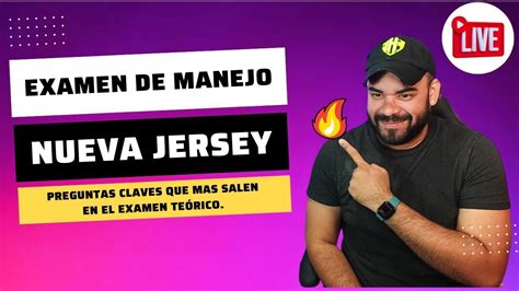 Tomando El Examen Teorico De Manejo New Jersey I Preguntas Que M S