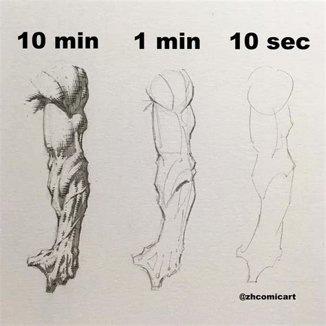 ZHC On Instagram Just Some Arm Speed Drawings To Warm Up Since You