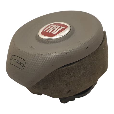 Bolsa Airbag Volante Motorista Novo Palio Grand Siena 2012 A 2021 Cinza