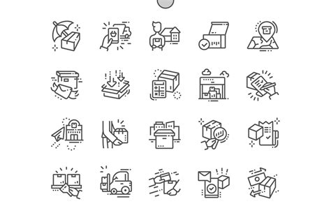 Delivery Line Icons