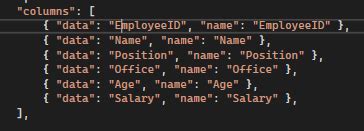 Asp Net Mvc Datatables Net Server Side Processing In C Razor Core
