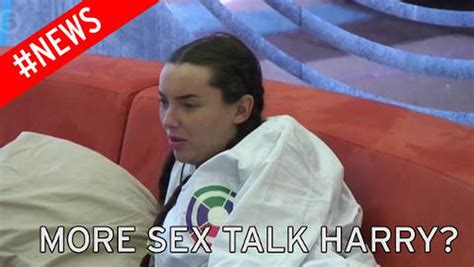 Big Brother S Harry Amelia S Graphic Sex Advice Leaves Housemates