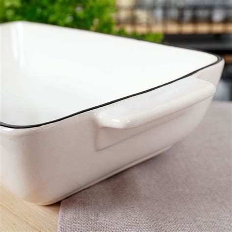 Naczynie Forma Do Zapiekania Porcelanowa Bia A X X Cm Ml