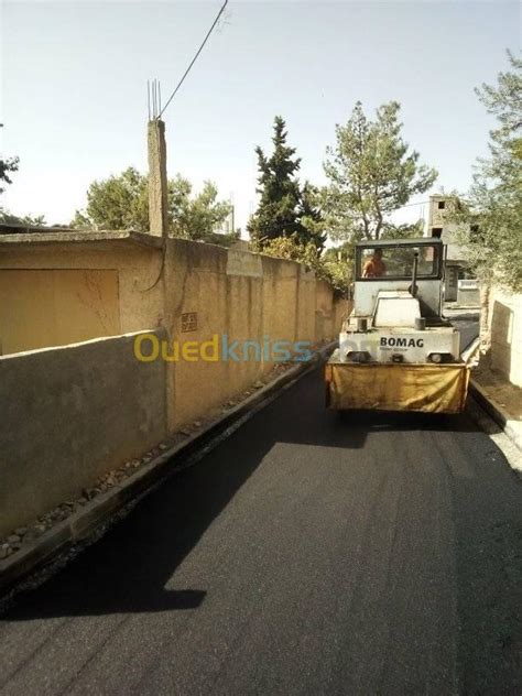 ENROBE GOUDRON A CHAUD BITUME A CHAUD ASPHALTE Alger Algérie