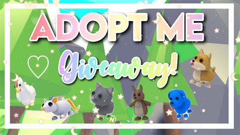 Adopt Me Pet Giveaway Roblox CLOSED YouTube