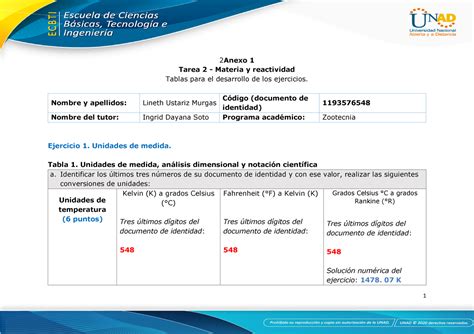Unidad 1 Tarea 2 Materia Y Reactividad 2 Anexo 1 Tarea 2