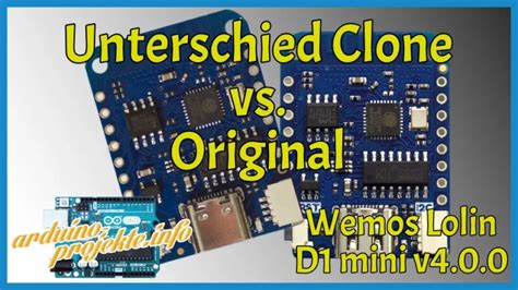 Wemos Lolin D1 Mini V4 0 0 Vs D1 Mini 4 0 0 Clone Was Ist Anderes