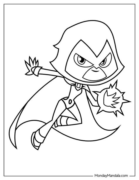30 Teen Titans Go Coloring Pages Free PDF Printables Coloring Pages