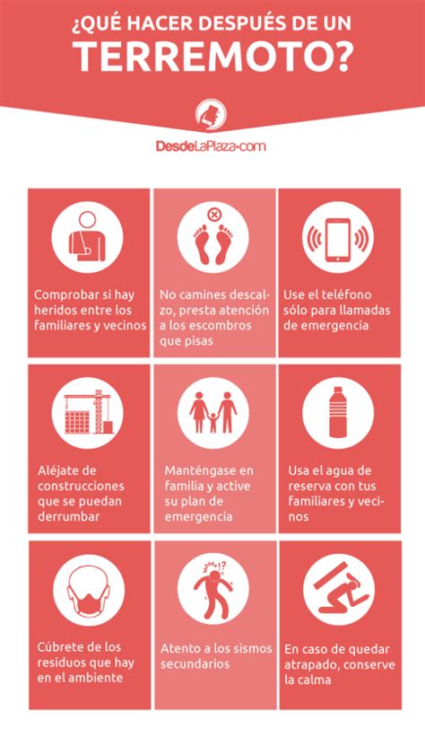 Qué hacer antes durante y después de un temblor