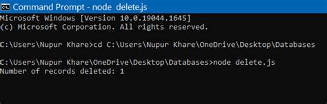mysql nodejs delete mysqlcode
