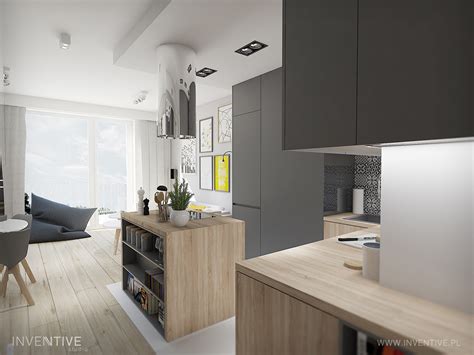 Kuchnia z drewnianymi frontami z drewnianą wyspą Kuchnia Aboutdecor