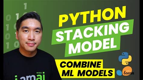 how to stack machine learning models in python youtube