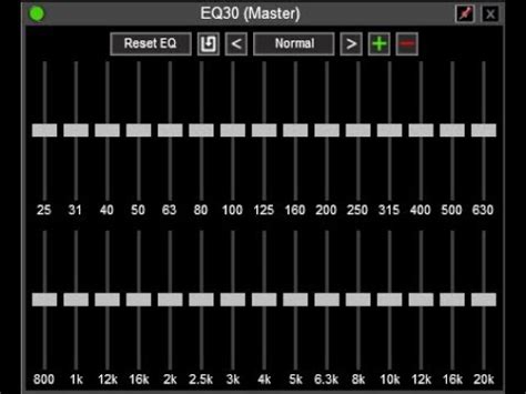 Ecualizador 30 Bandas Efecto Master Para VirtualDJ Mejora El Audio