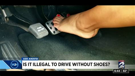 Ask 2 Traffic Is It Illegal To Drive Without Shoes YouTube
