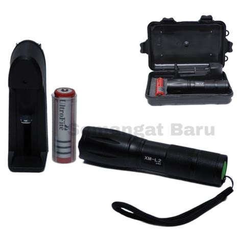 Jual PROMO Senter LED Tactical Cree XM L2 T6 8000Lumens Fullset