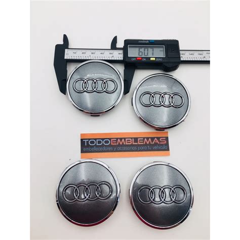 Centro De Rueda Audi Gris 60mm