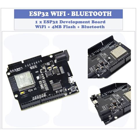 Bo Mạch Wemos D1 R32 Kit ESP32 WiFi Bluetooth UNO R3 Mainboard Bo