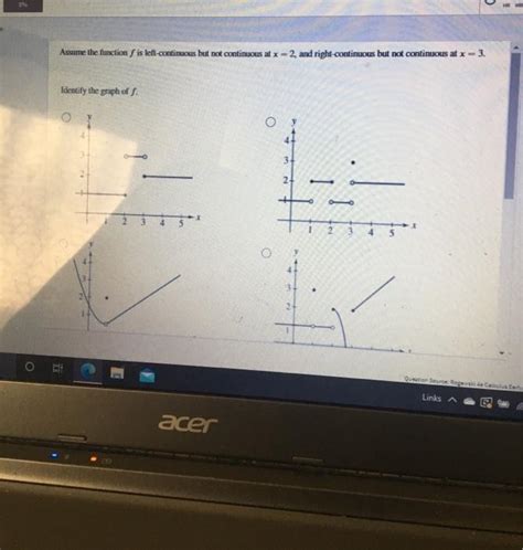 solved assume the function f is left continuous but not