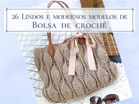 26 Modelos de bolsa de crochê De Frente Para O Mar