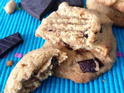 Les cookies au beurre de cacahuètes et au chocolat noir Recette par