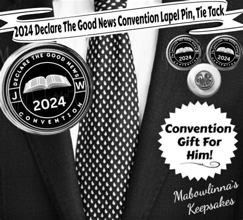 Jw Declare The Good News Convention Pins Tie Tack Lapel Pin