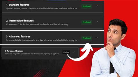 How To Enabled Youtube Advanced Features Youtubesettings