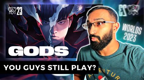 Worlds 2023 Anthem REACTION League Of Legends GODS Ft NewJeans
