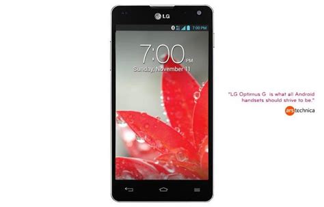 LG Optimus G Smartphone For Sprint LG USA
