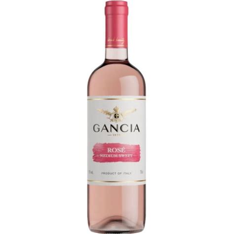 Wino Gancia różowe półsłodkie 0 75l alkoholeswiata24 cena online