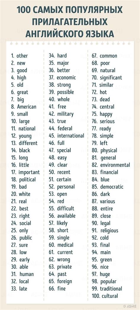 Pin By Amour On English Words English Adjectives