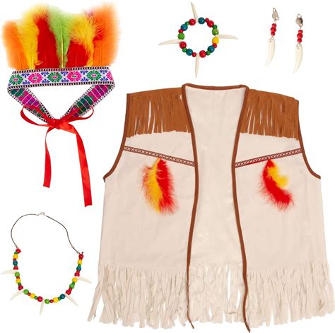 Amazon Tigerdoe Disfraz Indio Accesorios De Disfraz Indio
