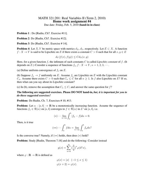 math 321 201 real variables ii term 2 2010