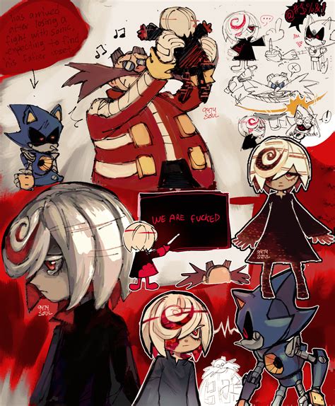 Dr Eggman Metal Sonic And Sage Sonic And More Drawn By S Ul