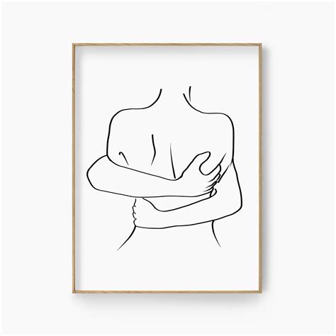 Line Body Art Couple Ching Prester