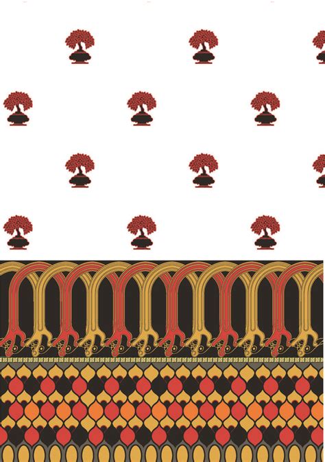 Pin By Maria Iqbal On Border Patti Print Design Art Flower Art