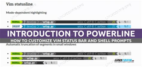 Introduction To Powerline The Statusline Plugin For VIM Linux