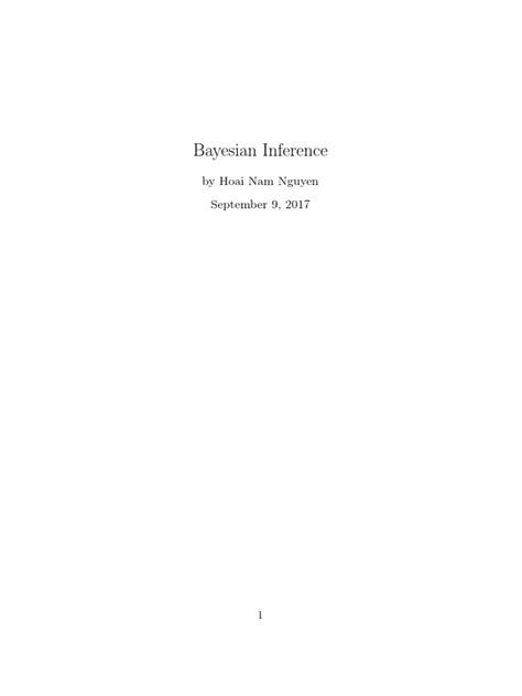 bayesian inference pdf statistical inference bayesian inference
