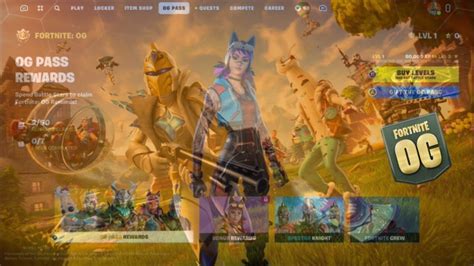 Fortnite OG Battle Pass Review YouTube