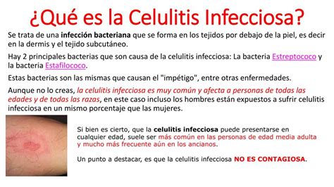 PPT Celulitis Infecciosa Causas Síntomas y Tratamiento PowerPoint