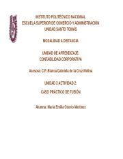 Fusión Ejercicio EmiliaOsorio xlsx INSTITUTO POLITÉCNICO NACIONAL
