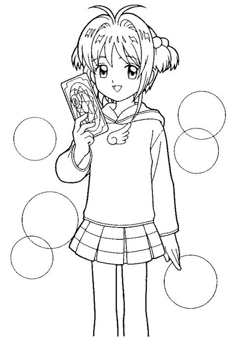 Coloriage Mangas 43029 Dessins Animés Dessin à colorier