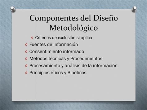 PPT DISEÑO METODOLOGICO PowerPoint Presentation free download ID