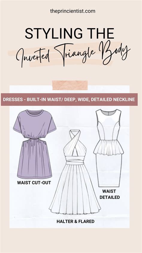 Image Examples Of Dresses That Flatter The Inverted Triangle Body Shape
